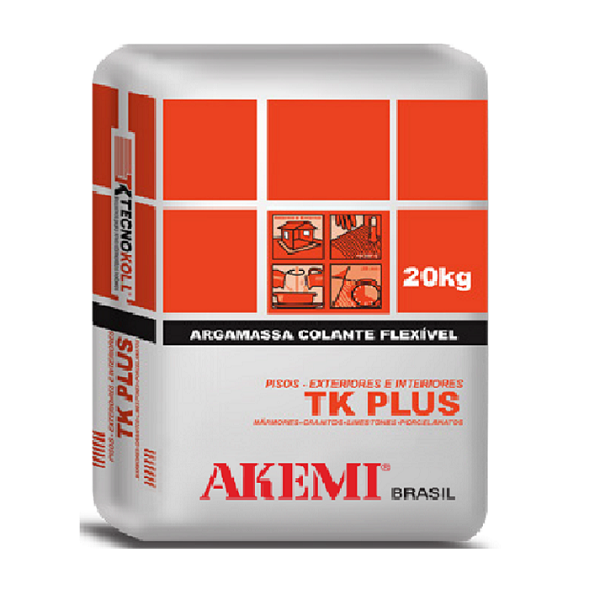 Argamassa Colante para Mármores TK Plus Branca Sc 20 Kg – Akemix